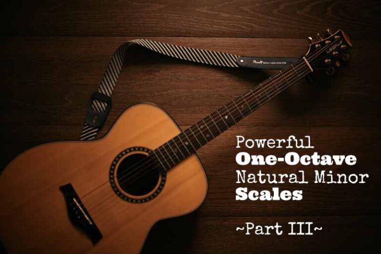 Powerful One-Octave Natural Minor Scales - Part III - GUITARHABITS