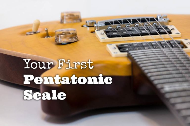 Your First Pentatonic Scale - GUITARHABITS